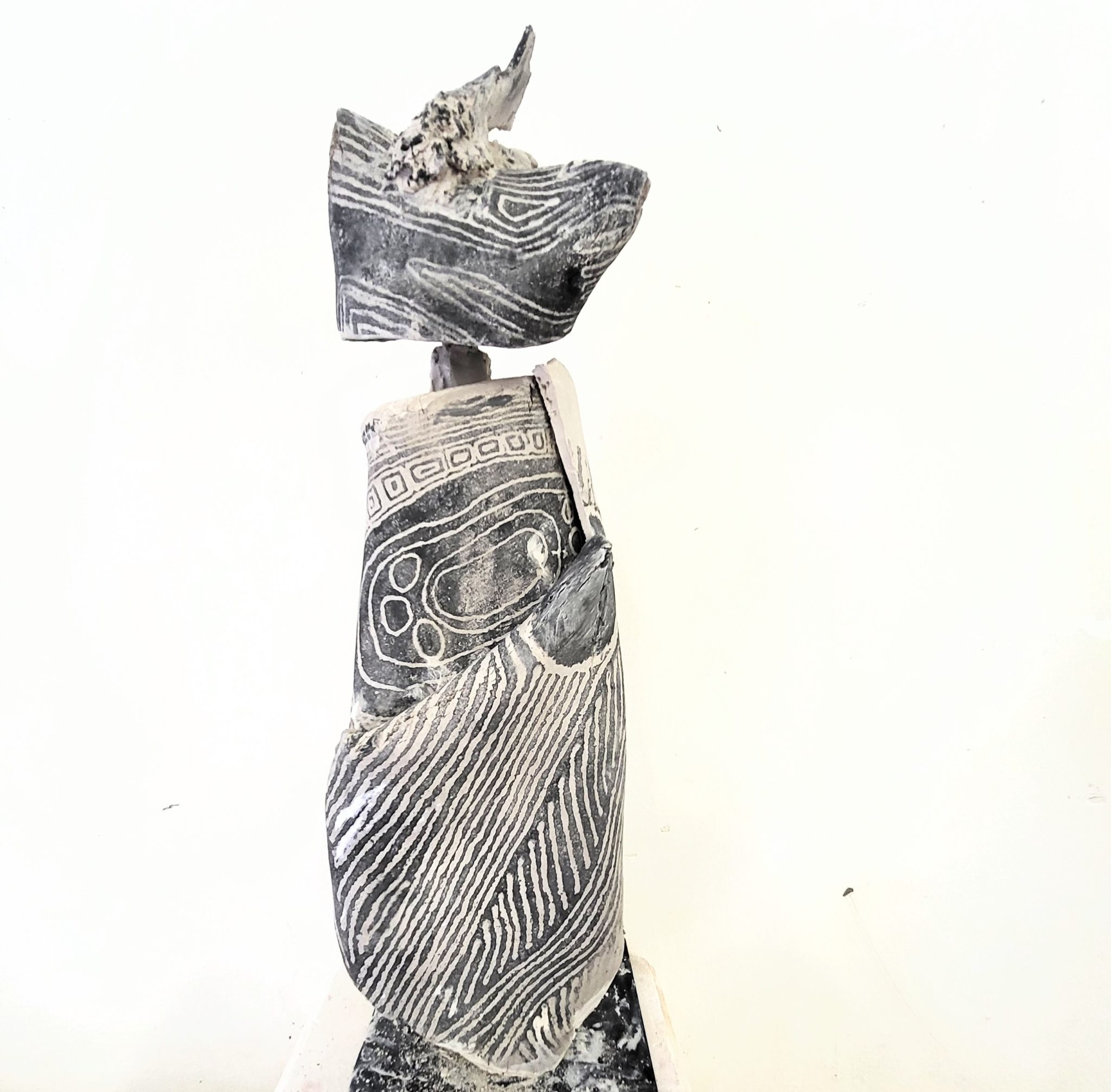 sculpture raku femme - Marie Juge